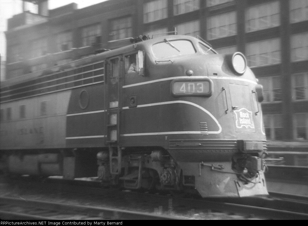 CRI&P 403 in LaSalle Street Station in 1961
